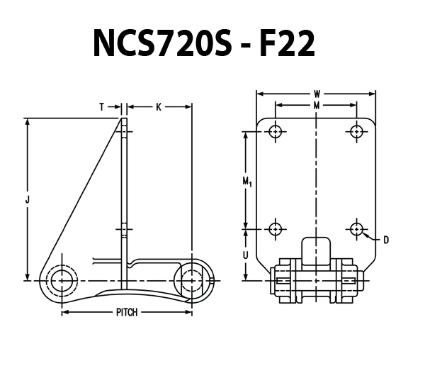 Item # NCS720S-F22-6, NCS720S Non-Metallic Chain Attachment On Allied ...