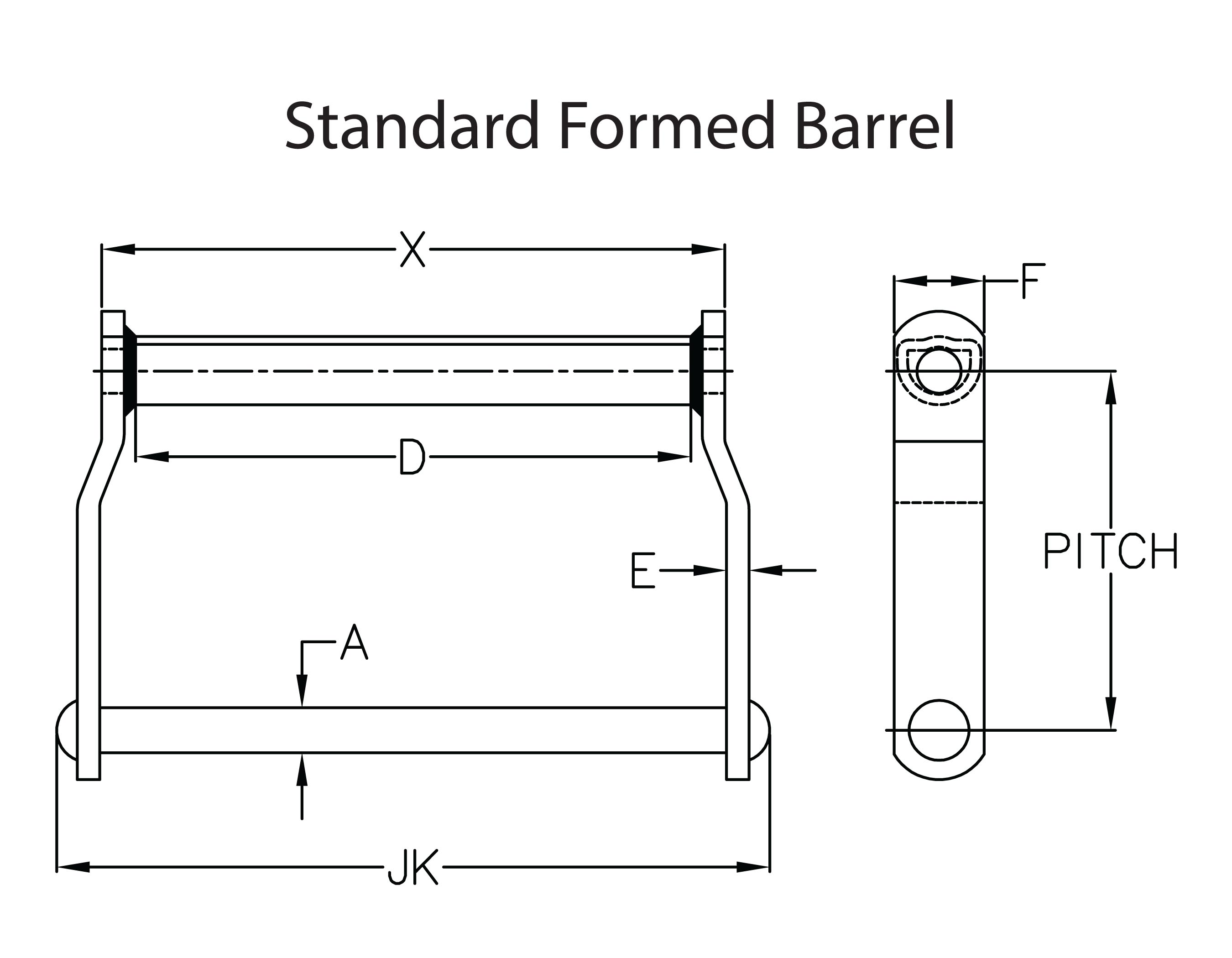 Item # WD480, Welded Drag Chain On Allied-Locke Industries