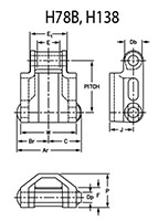 Item # H78B, "H" Class Transfer Chain On Allied-Locke Industries