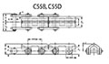 Item # C55B, Combination Transfer Chain On Allied-Locke Industries